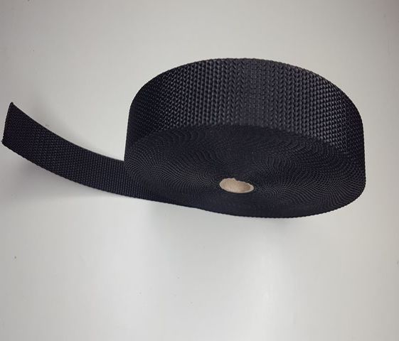Black Polypropylene Webbing Horse Blanket Pet Wear Repair