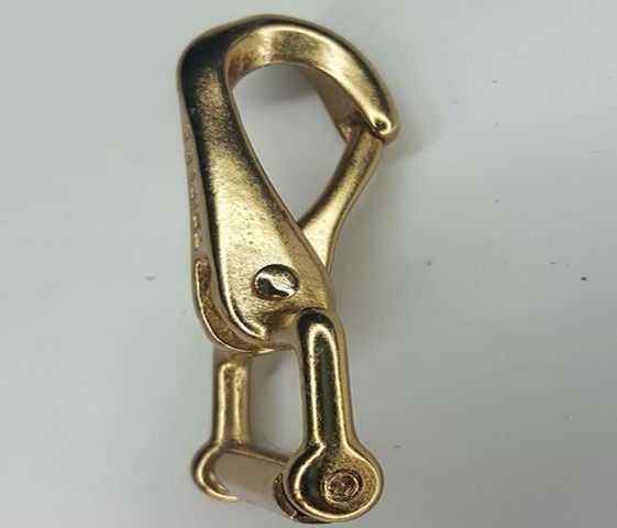 (1 inch) Halter Replacement Brass/Nickel Snap